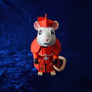 Cardinal Copia Rat Sculpture - Ghost Band Fan Art, Unique Home Decor - Etsy