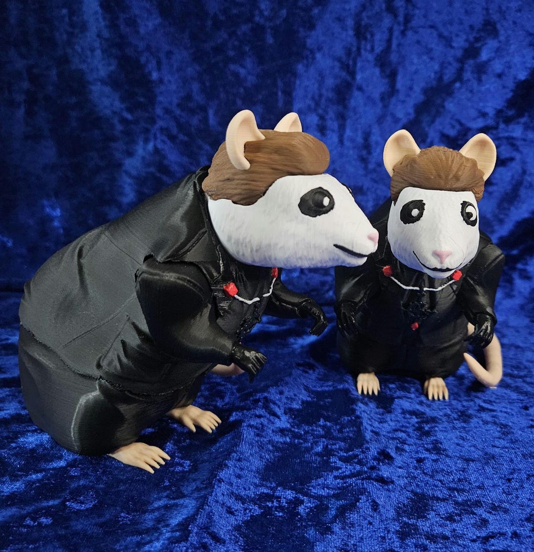 Frater Imperator Rat Sculpture - Ghost Band Fan Art, Unique Home Decor ...