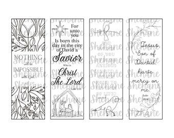 Genesis Bible Journaling, Bookmark, Bible Journaling Template, Bible ...