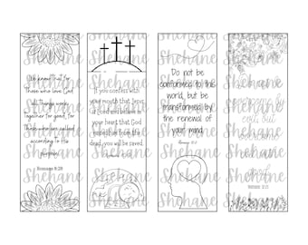 John Bible Journaling, Bookmark, Bible Journaling Template, Bible ...