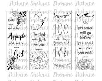 John Bible Journaling, Bookmark, Bible Journaling Template, Bible ...