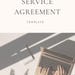 Service Agreement Template for Home Organizer Custom Contract for Home ...