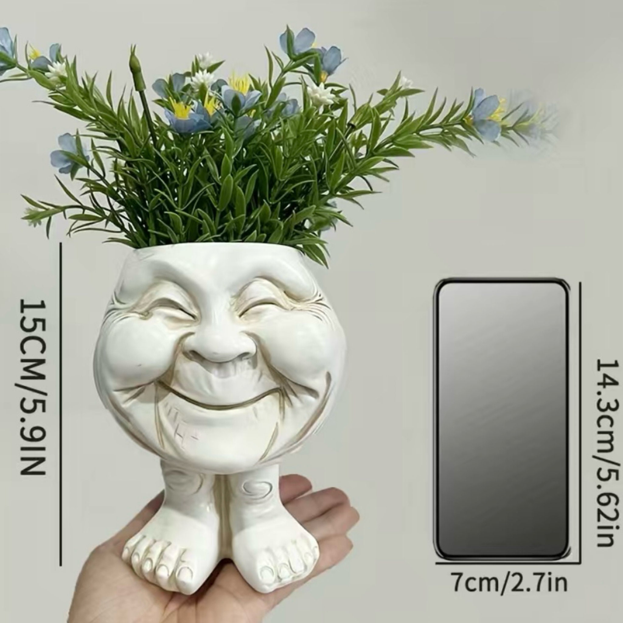 Mystical Gnome Head Planters: Silly Head Plant Holders to Sprout Joy in ...