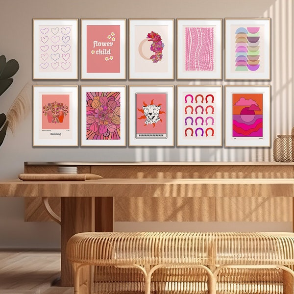 Bright Wall Art - Etsy