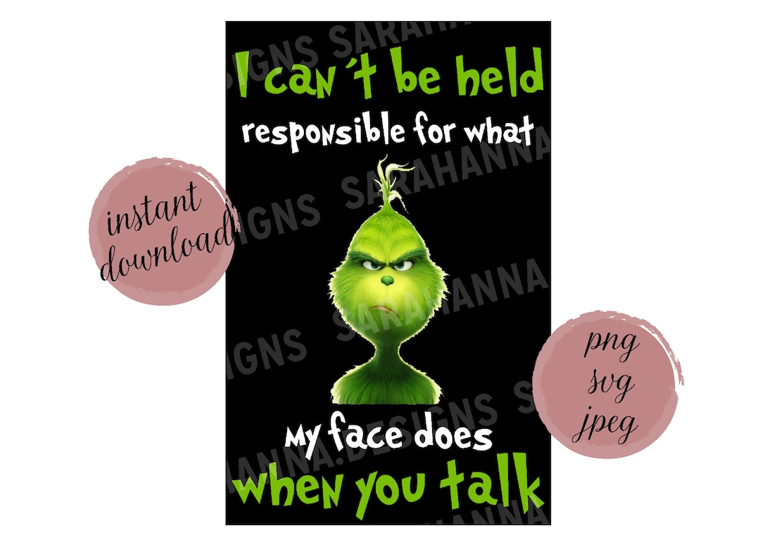 Grinch Svg Png, Mi día Grinch Svg, Lista de tareas pendientes de ...