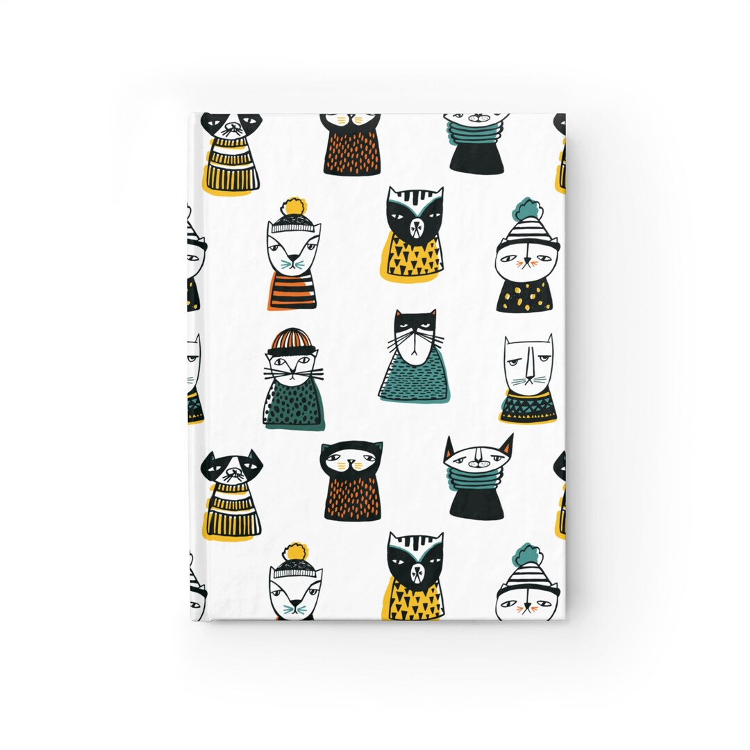 Cute Cats Funny Cats Hardcover Journal, Reading Journal, Travel Journal ...