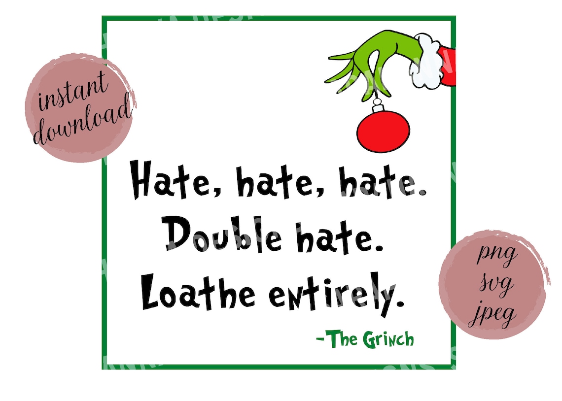 Grinch Face SVG, PNG, Cricut, Grinchy Face Svg, Christmas Svg, Grinch Face File, Christmas ...