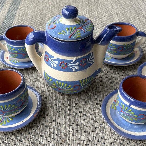 Mexican Tea Set - Etsy