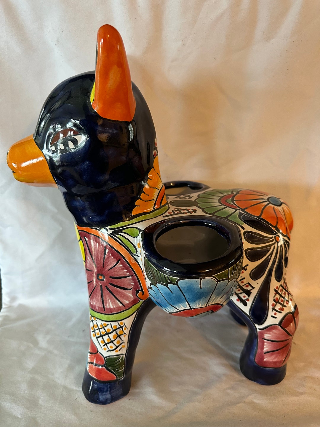 Talavera Donkey Planter - Etsy