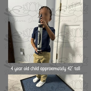 15" Large Crayon Prop, Party Decor, Jumbo Pretend Crayon, Giant ...