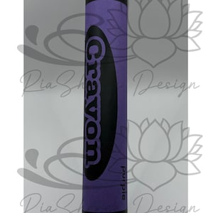 15" Large Crayon Prop, Party Decor, Jumbo Pretend Crayon, Giant ...