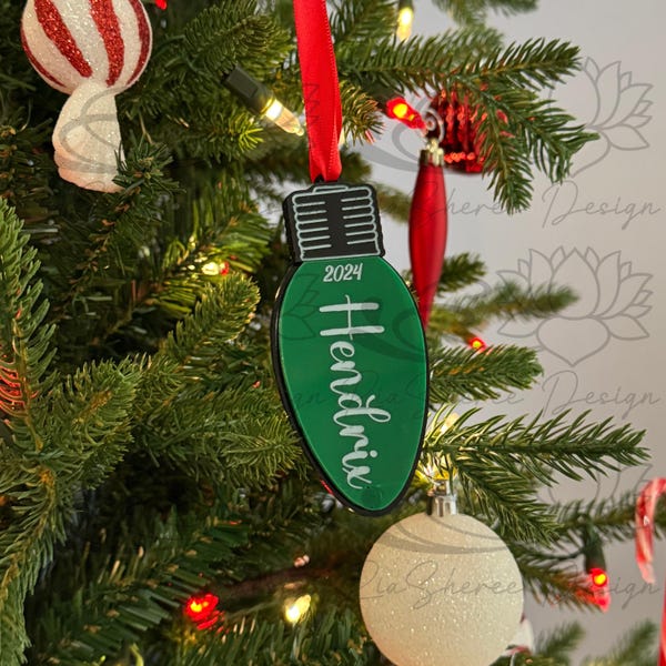 Light Bulb Ornaments - Etsy