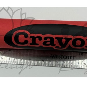 15" Large Crayon Prop, Party Decor, Jumbo Pretend Crayon, Giant ...