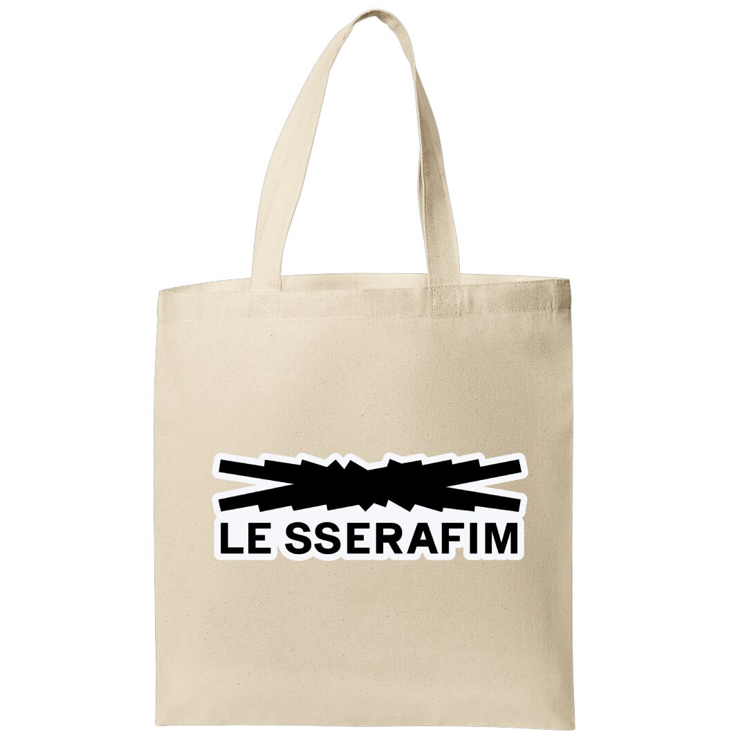 KPLUSPOP LESSERAFIM K-POP Logo Fanmade Graphic Tote Shoulder Bag - Etsy