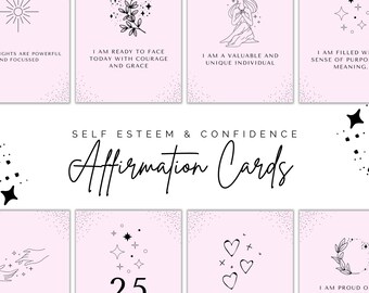27 Positive Affirmation Cards for Women: Discover Self-confidence ...