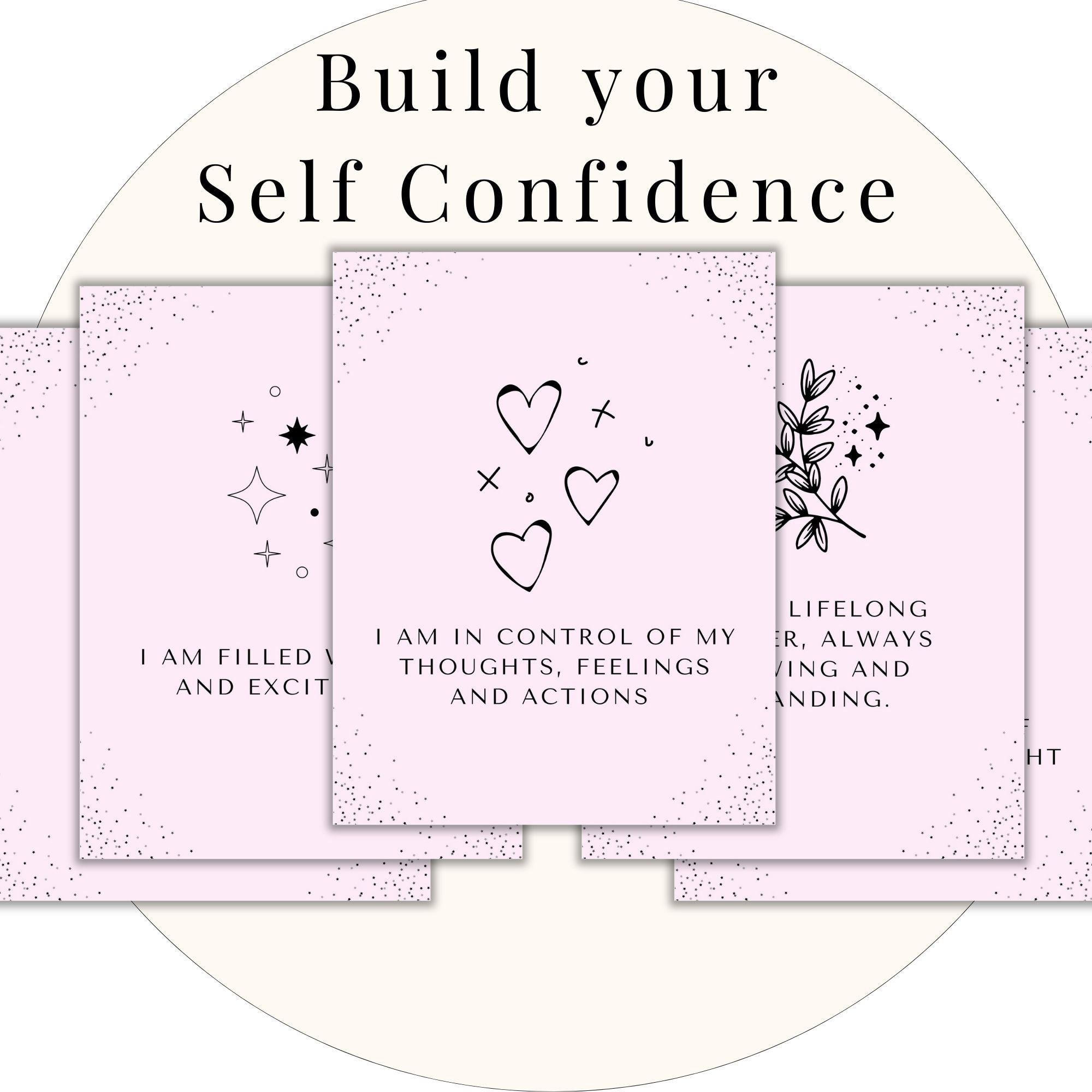 Self-esteem & Confidence Affirmation Cards - Etsy