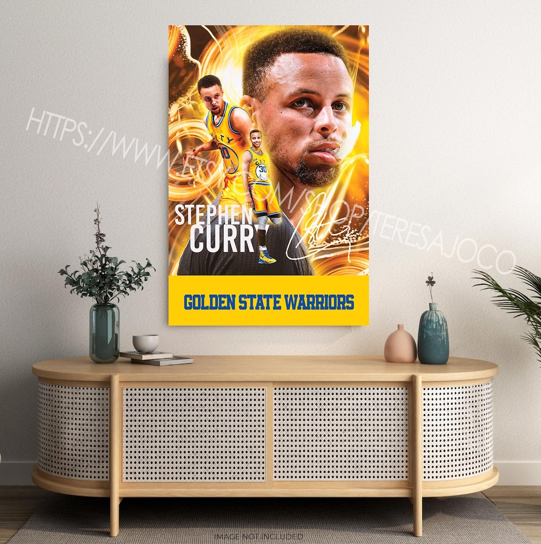 Stephen Curry Poster Print, Gallery Canvas Wrap, Man Cave, Kids Room ...