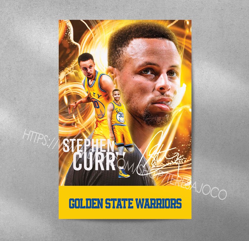 Stephen Curry Poster Print, Gallery Canvas Wrap, Man Cave, Kids Room ...