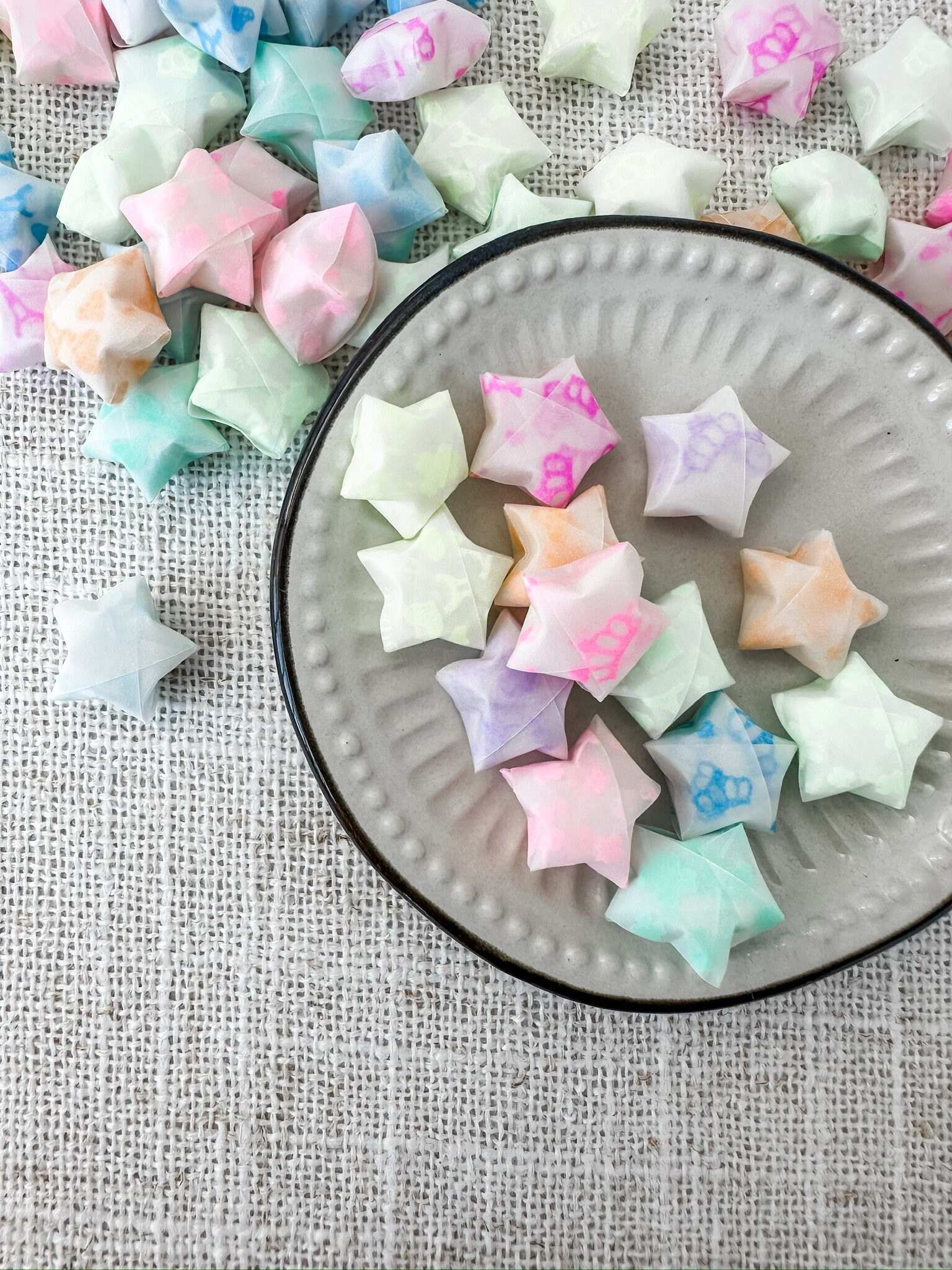 100 Paper Stars - Etsy