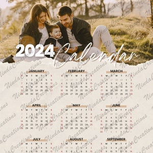 Printable Calendars, 3 Set of Calendar 2024, 2024 Calendars, Watercolor ...