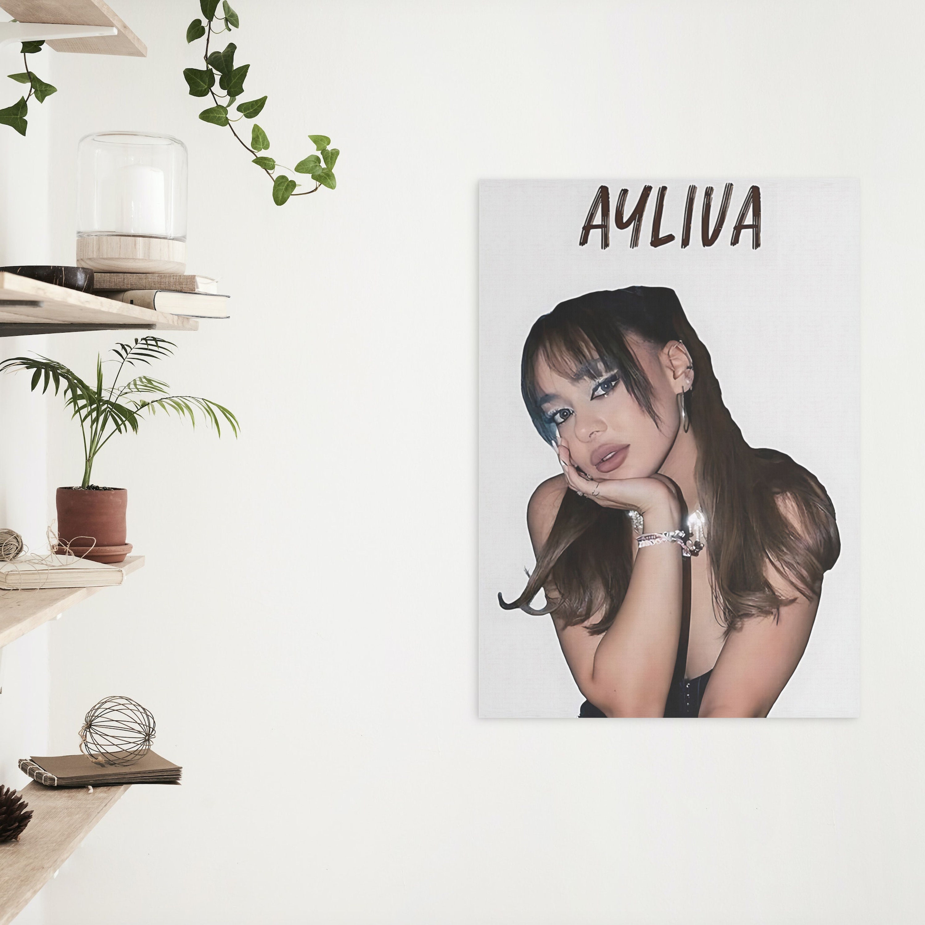 Ayliva Poster Set of 6 Fan Design Artistic Representation of a Musician ...