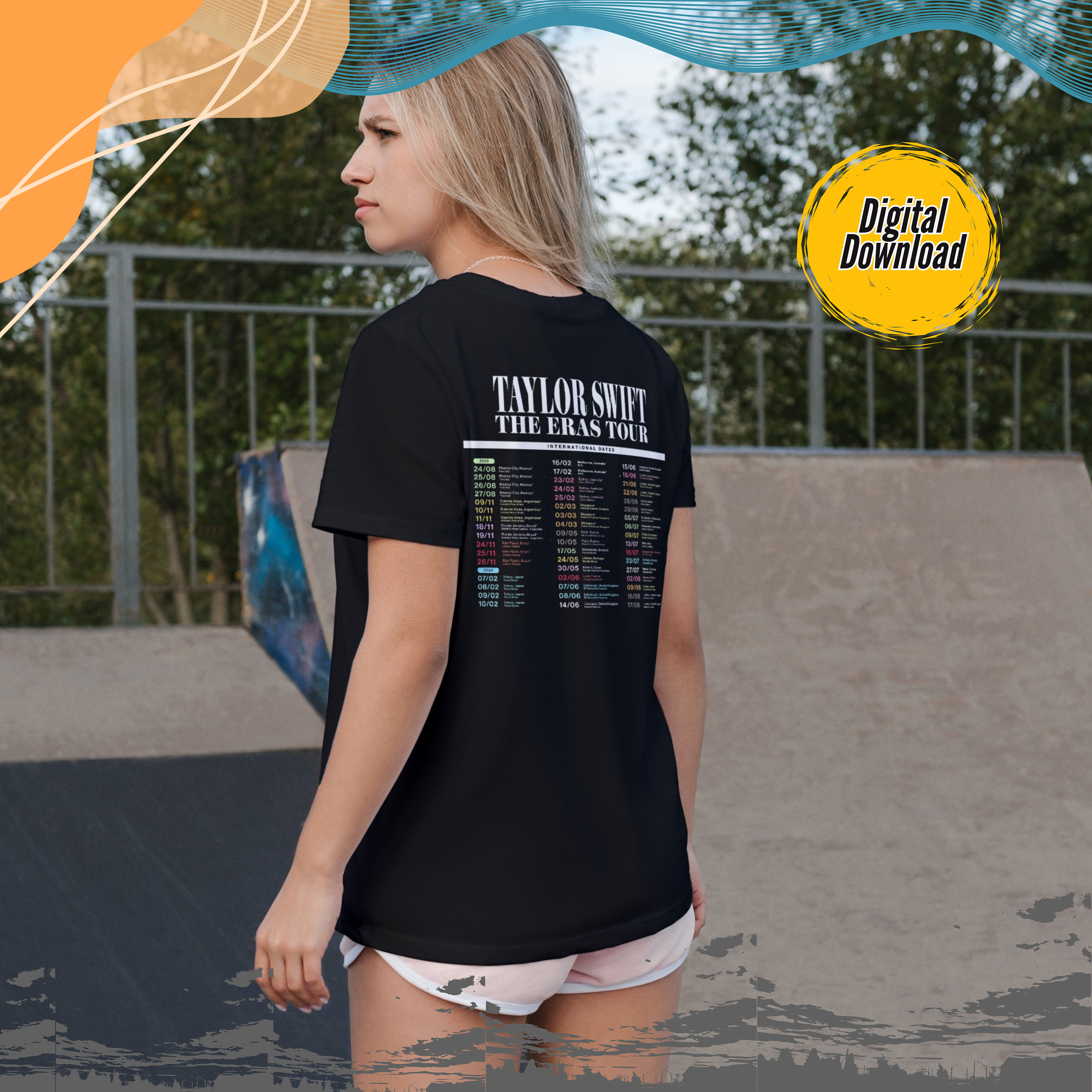 Swift Tour 2024, International Dates Tour, Reputation tour sold by ...