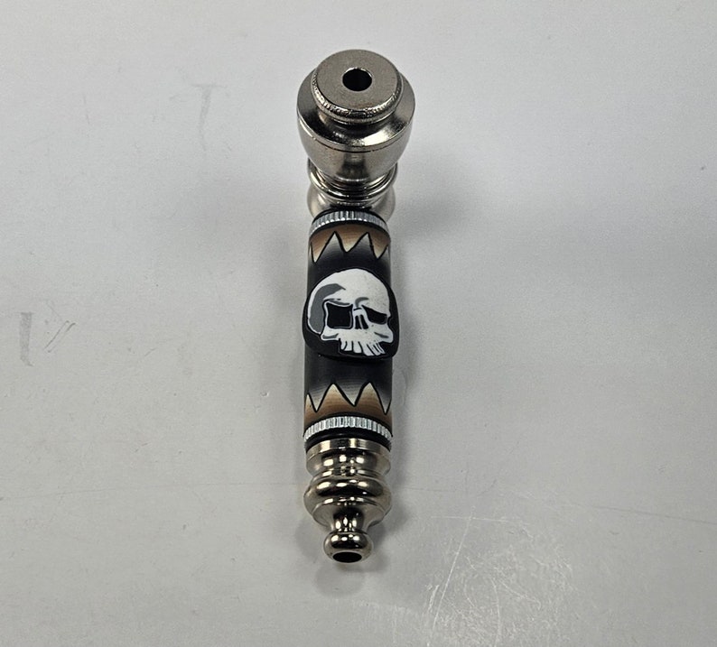 Fimo Decorated Metal Pipe. - Etsy