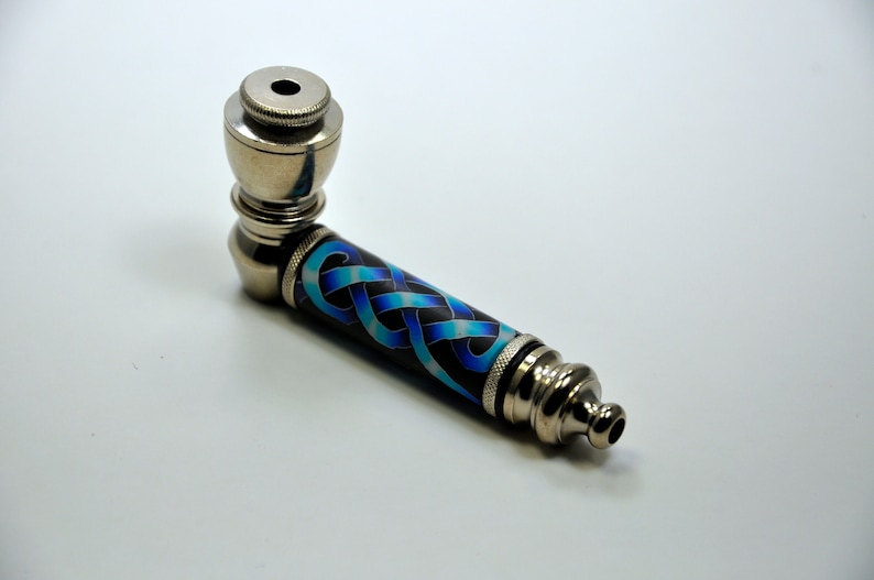 Metal Pipe With Celtic Knot Fimo Design - Etsy