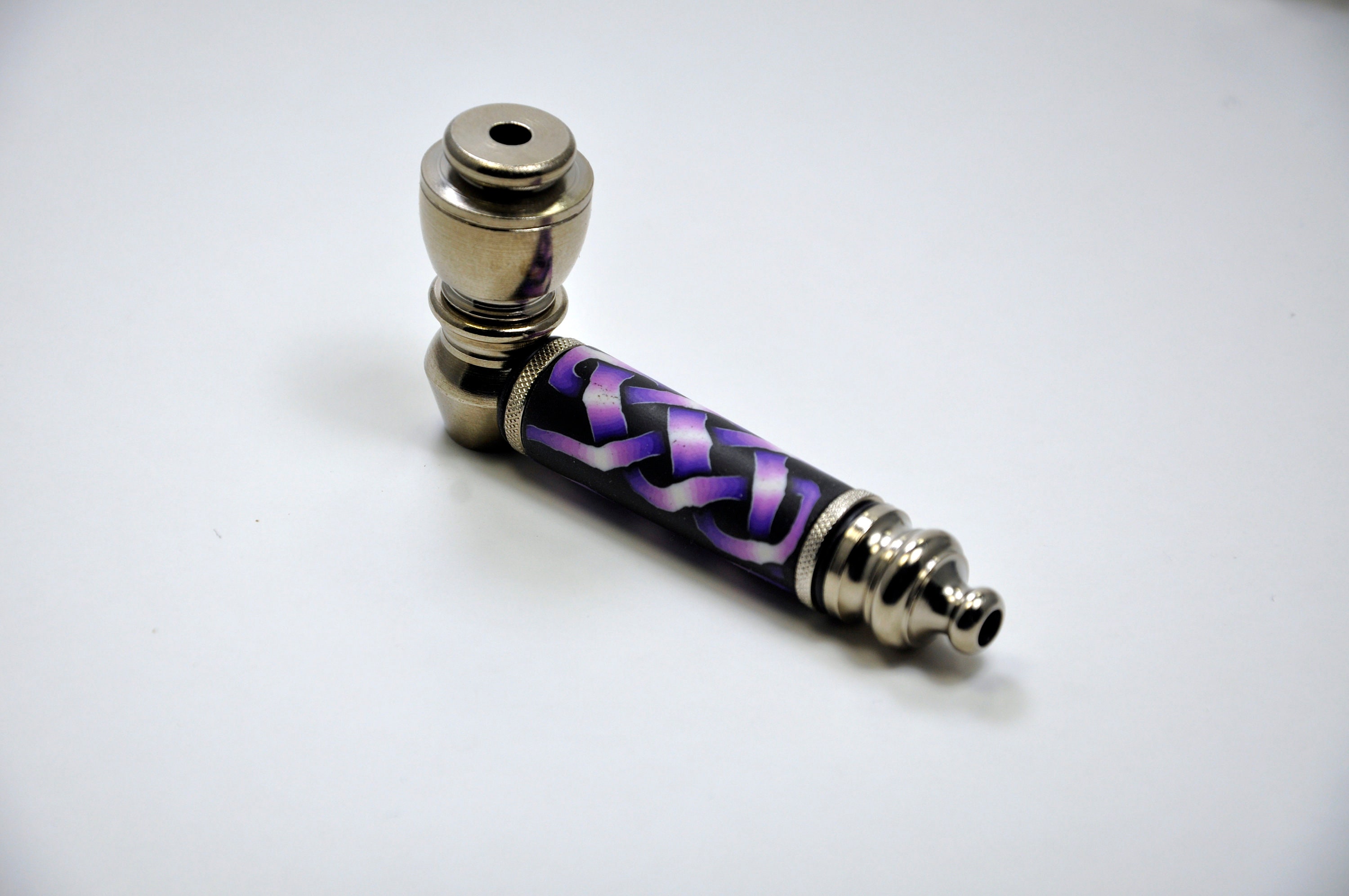 Metal Pipe With Celtic Knot Fimo Design - Etsy
