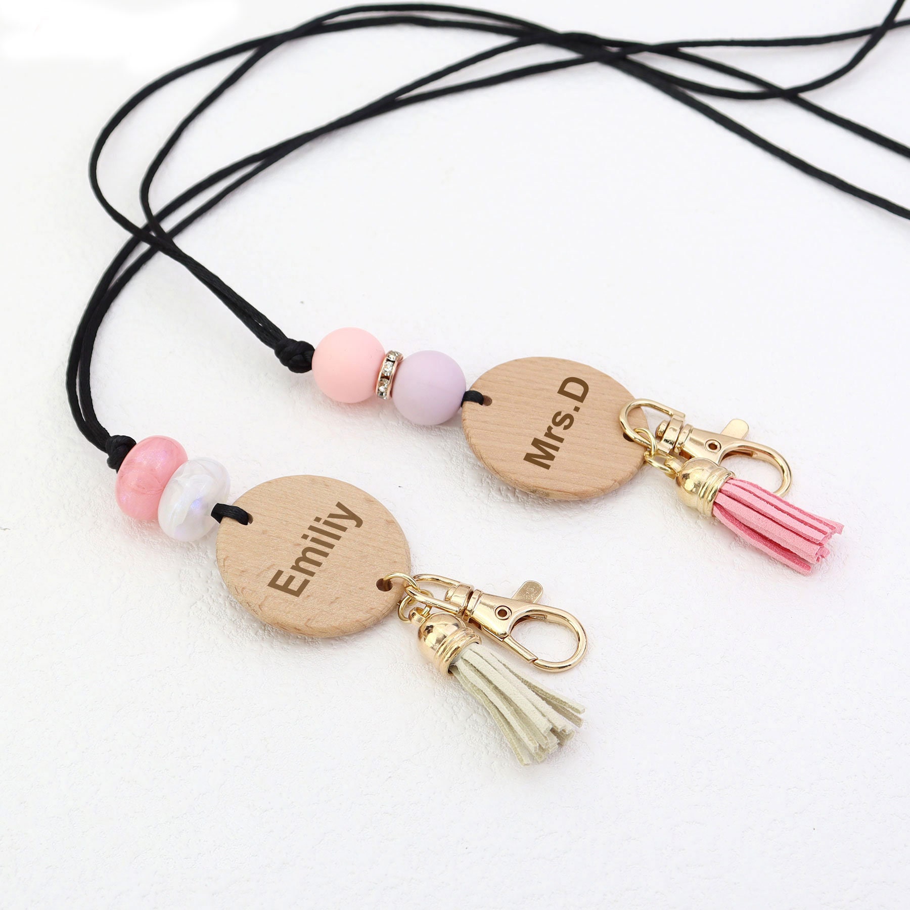 Personalized Pep Talk Badge Lanyard Strip Custom Work Badge With ...
