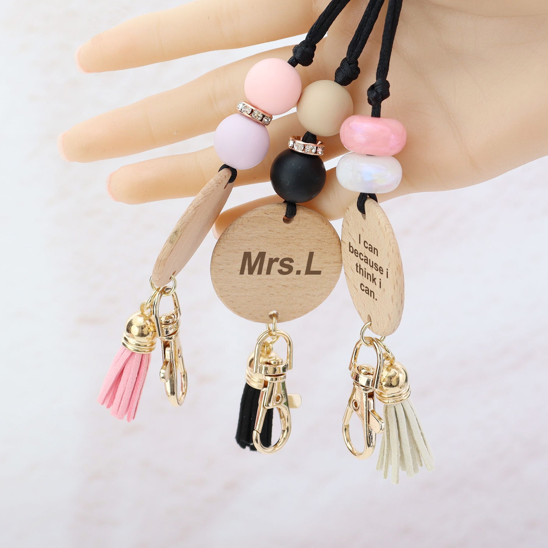 Personalized Pep Talk Badge Lanyard Strip Custom Work Badge With ...