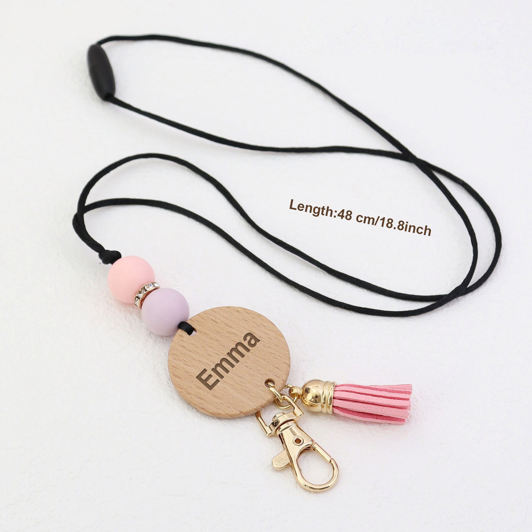 Personalized Pep Talk Badge Lanyard Strip Custom Work Badge With ...