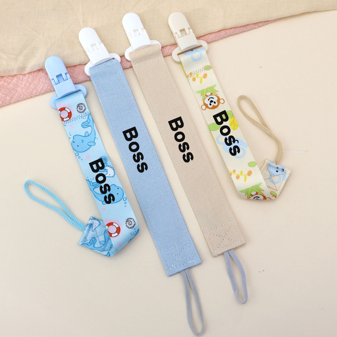 Custom Personalized Pacifier Clip for Both Boys and Girls, Suitable for ...