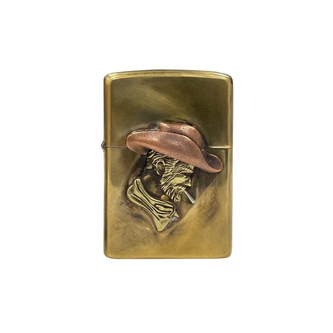 Copper Silver Brass Western Cowboy Lighter Outer Shell Case - Etsy
