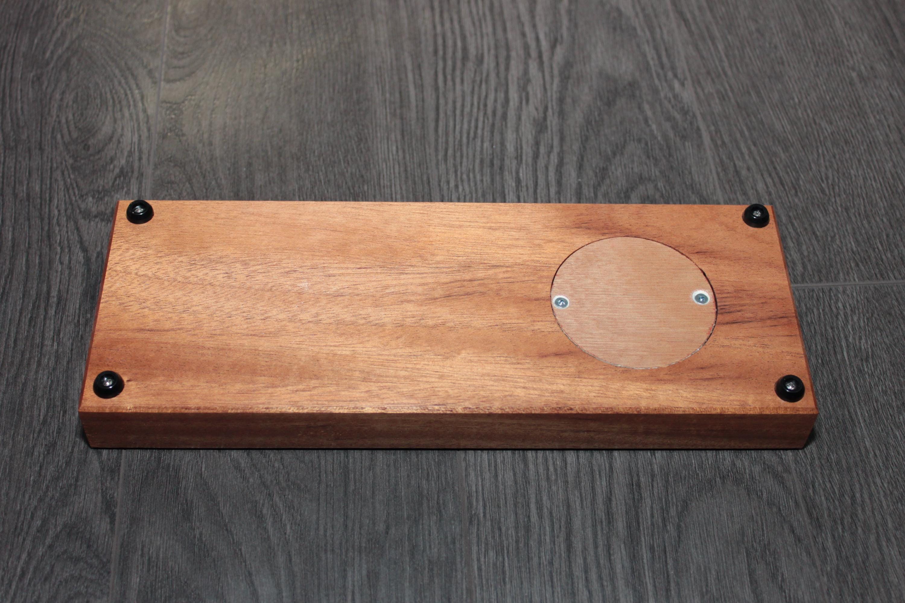 Electronic Wooden Stomp Box - Mahogany - Etsy