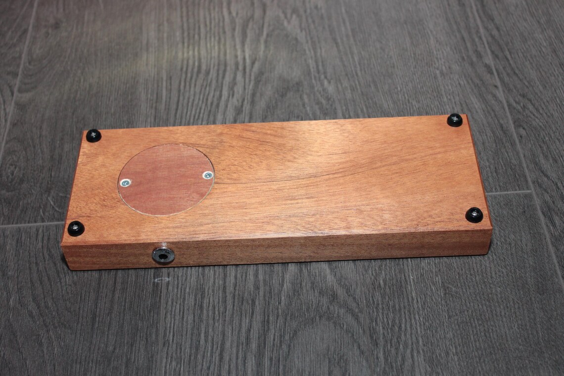 Electronic Wooden Stomp Box - Mahogany - Etsy