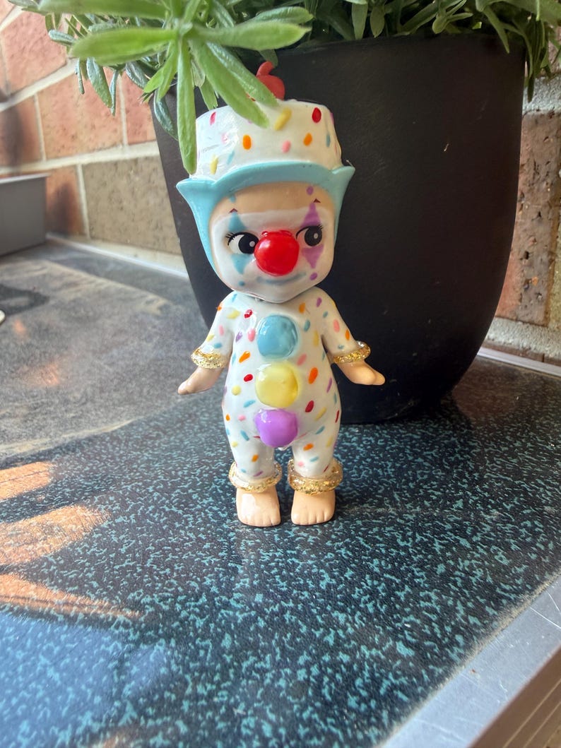 Custom Painted Sundae Clown Sonny Angel - Etsy