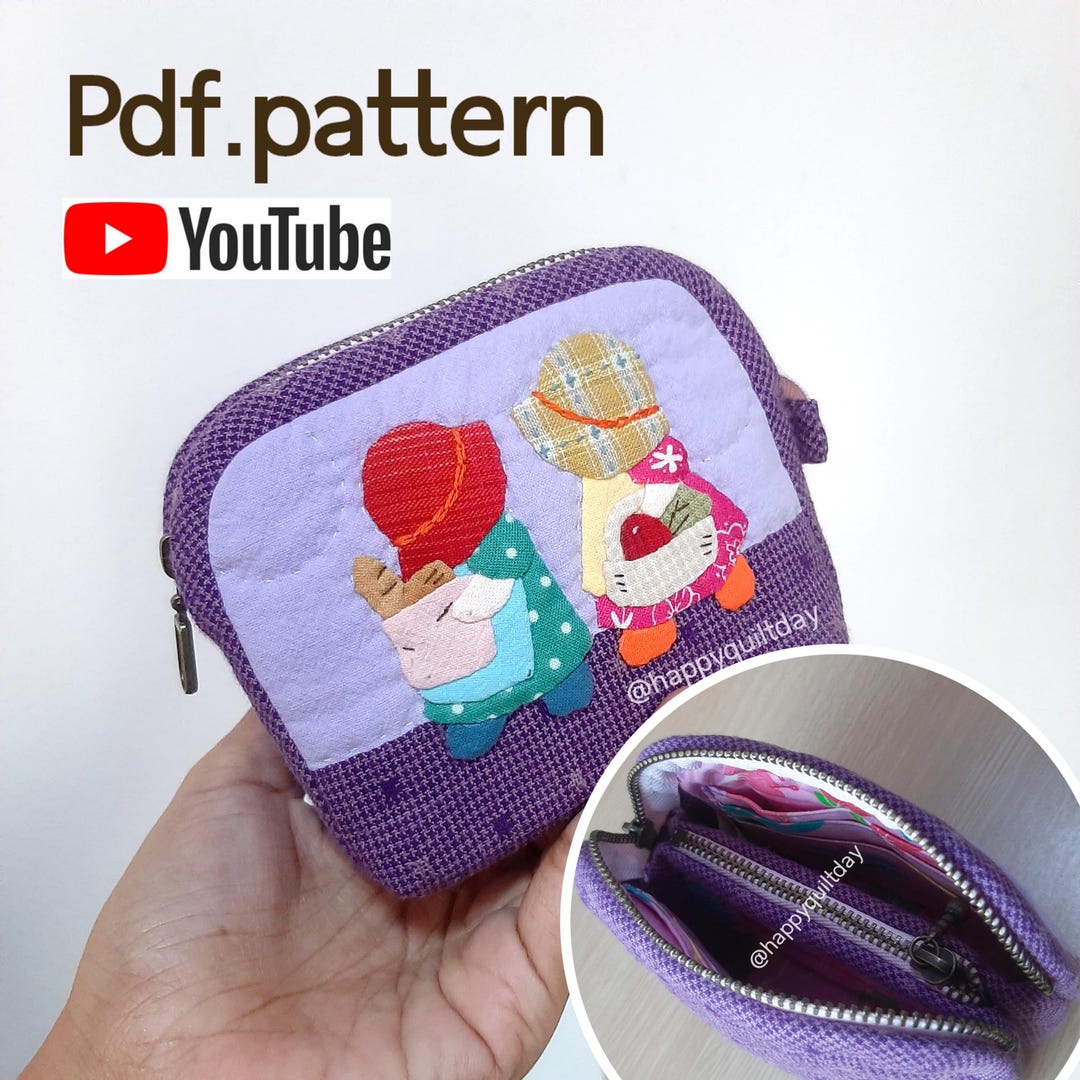 Twin Pouch Pattern With Video Tutorial - Etsy
