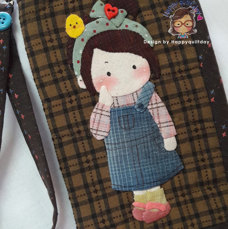 Applique Pattern - Cute Girl Applique - With Video Tutorial - Etsy