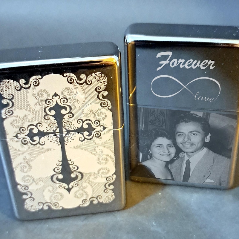 Zippo Engraved Cross - Etsy