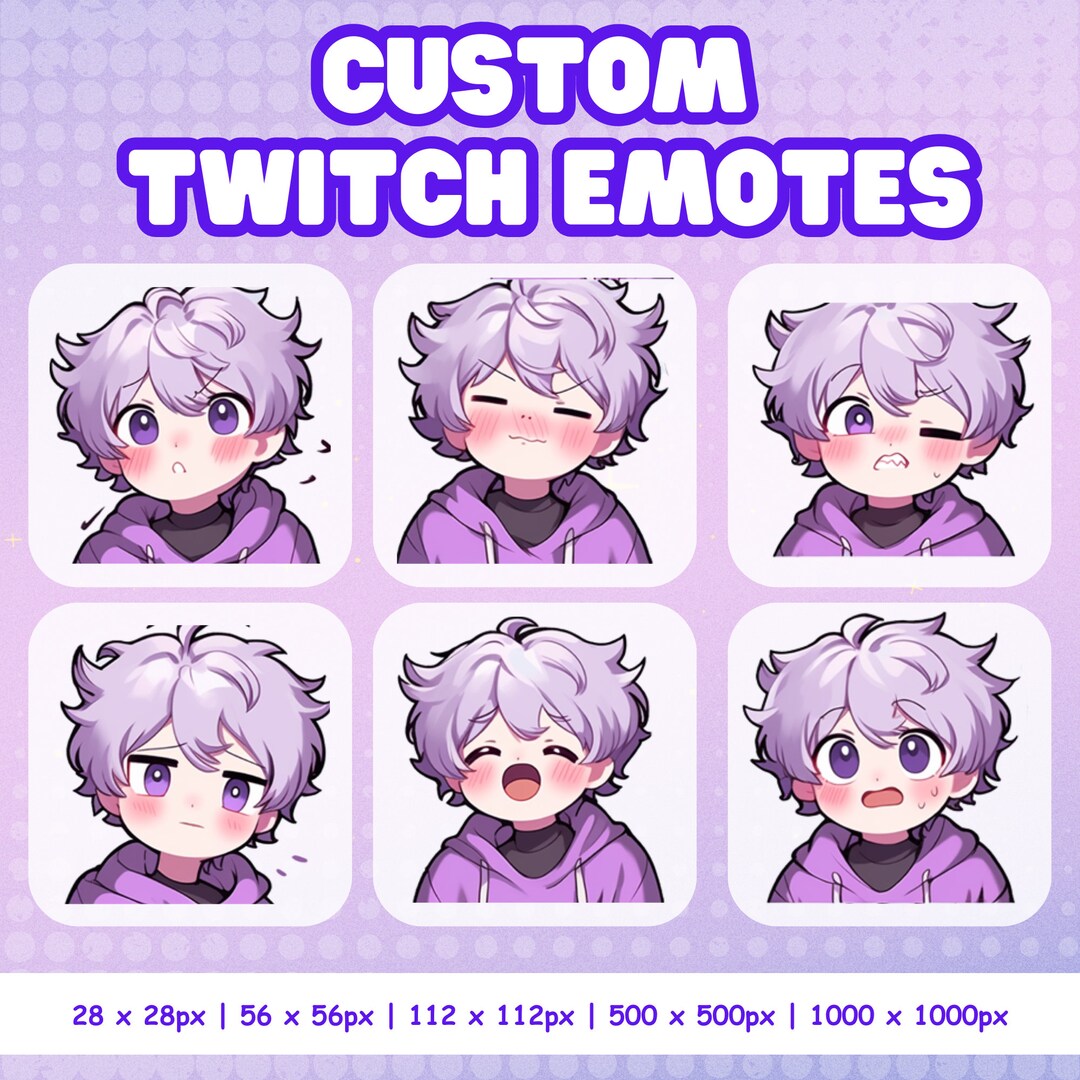 CUSTOM EMOTE, Emote, Cute Emotes, Twitch Emote for Streamer, CHRISMAST ...