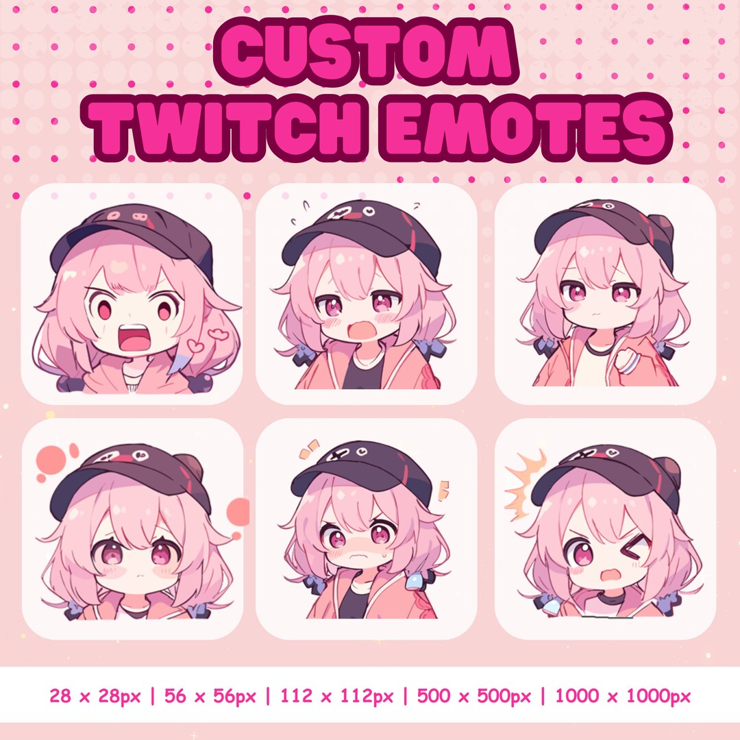 CUSTOM EMOTE, Emote, Cute Emotes, Twitch Emote for Streamer, CHRISMAST ...