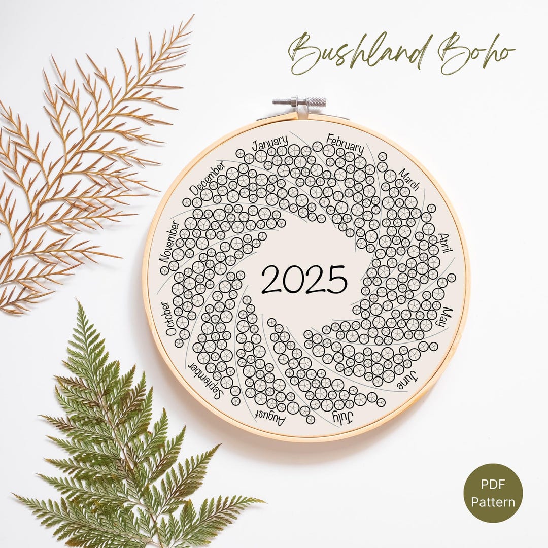 2025 Hand Embroidery Temperature Journal With BONUS Planner to Record ...