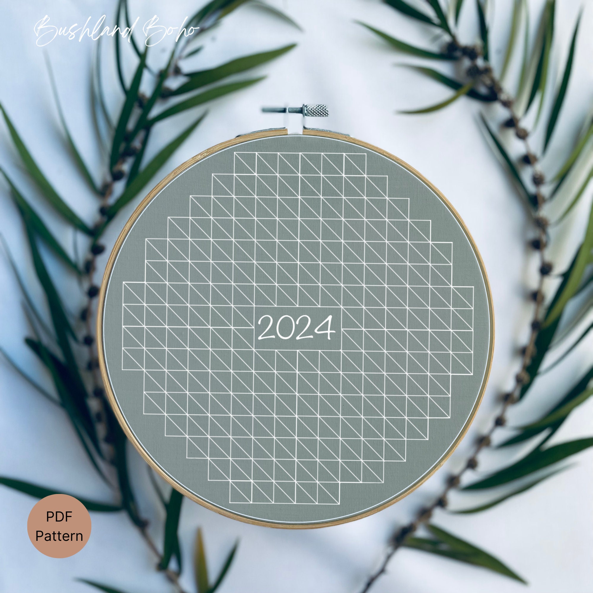 2024 Hand Embroidery Temperature Journal PDF Pattern (digital Download ...