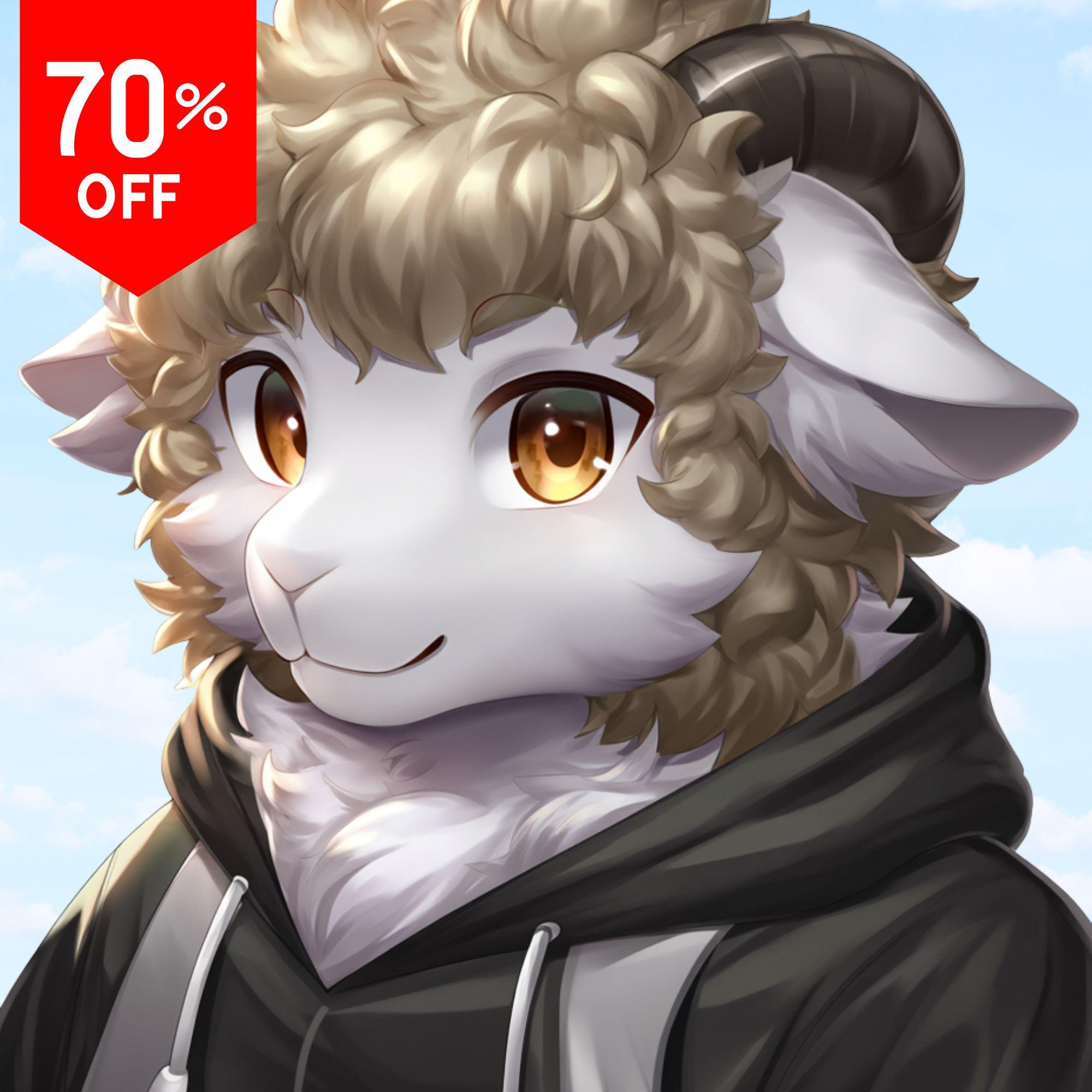 Furry Art Commission | Custom Pfp Headshot Anime Furry Profile Picture ...