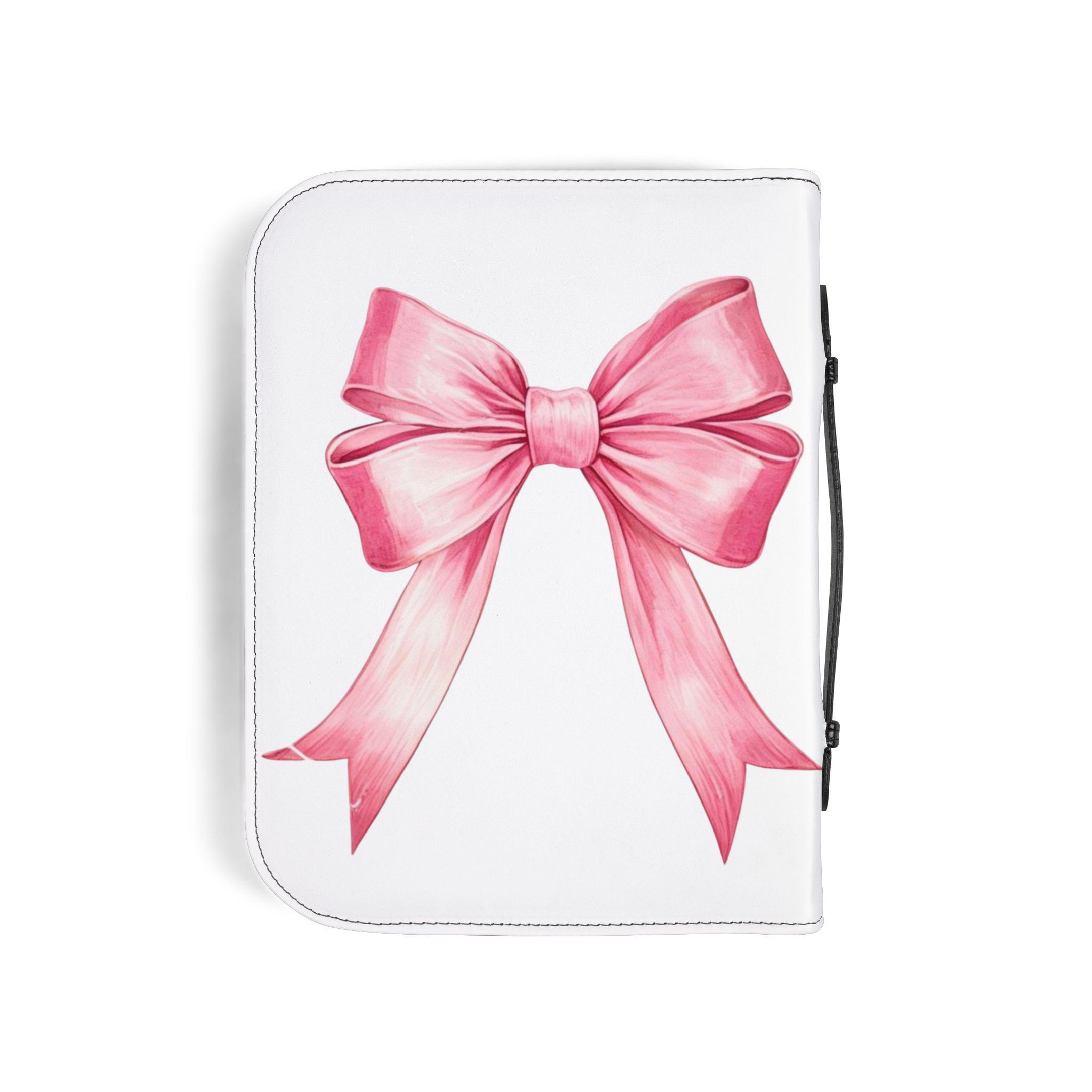 Elegant Pink Bow Bible Cover, Girls Bible Case, Christian Gifts, Church ...