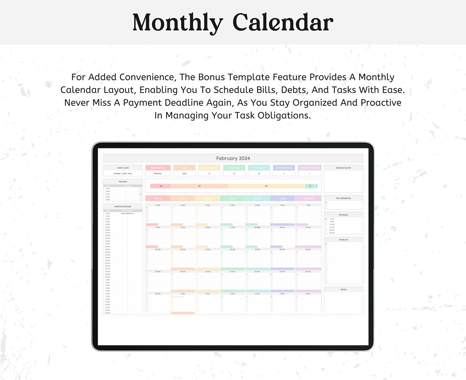 2025 Goal & Habit Planner Google Sheet Tracker, Long Term SMART Goals ...