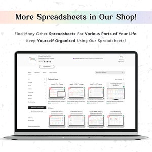 2024 - 2025 Monthly Calendar Google Sheets Task Tracker Spreadsheet ...