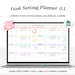 2025 Goal & Habit Planner Google Sheet Tracker, Long Term SMART Goals ...