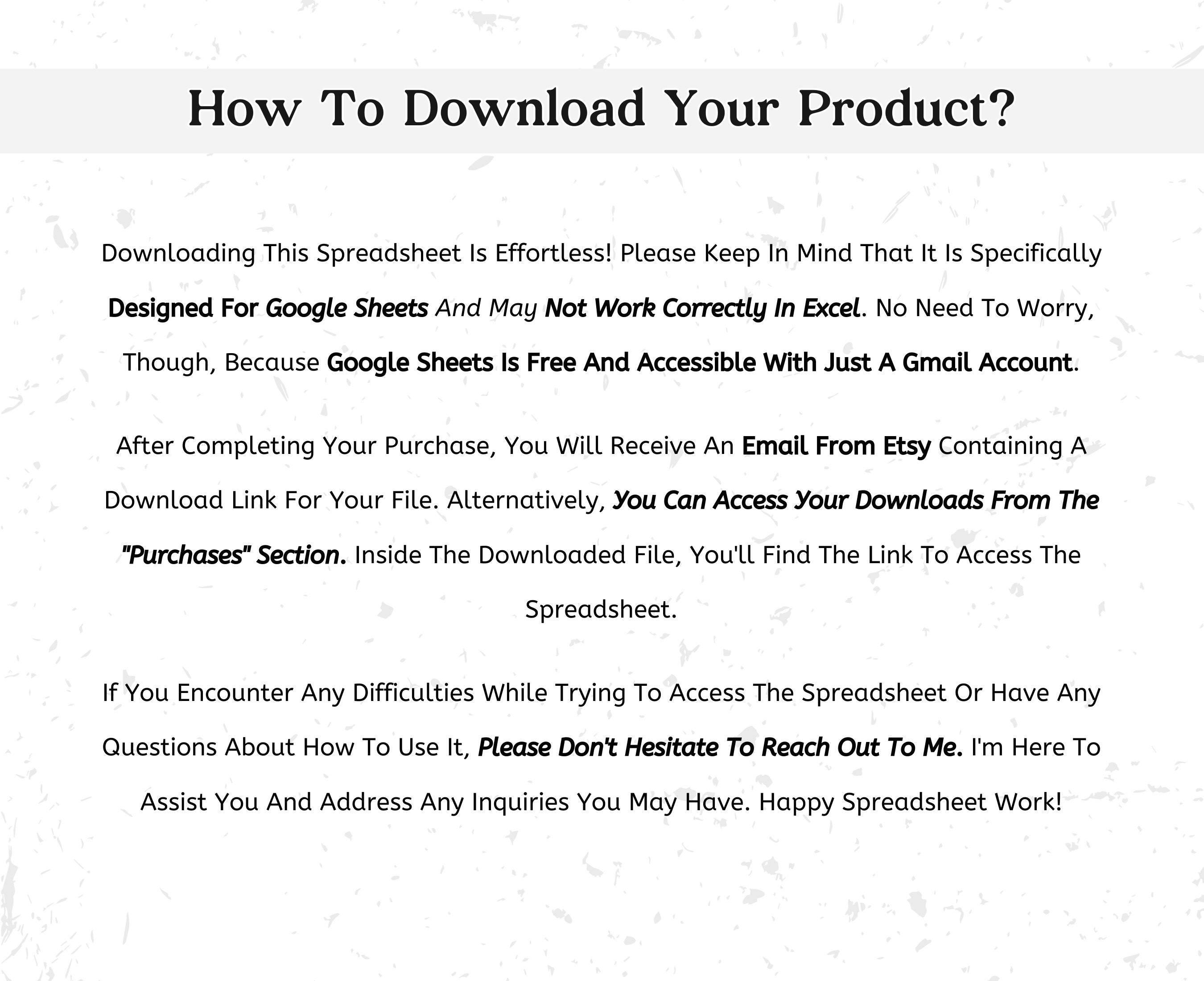 Monthly Calendar Google Sheets, 2024 2025 Planner, Task Tracker ...